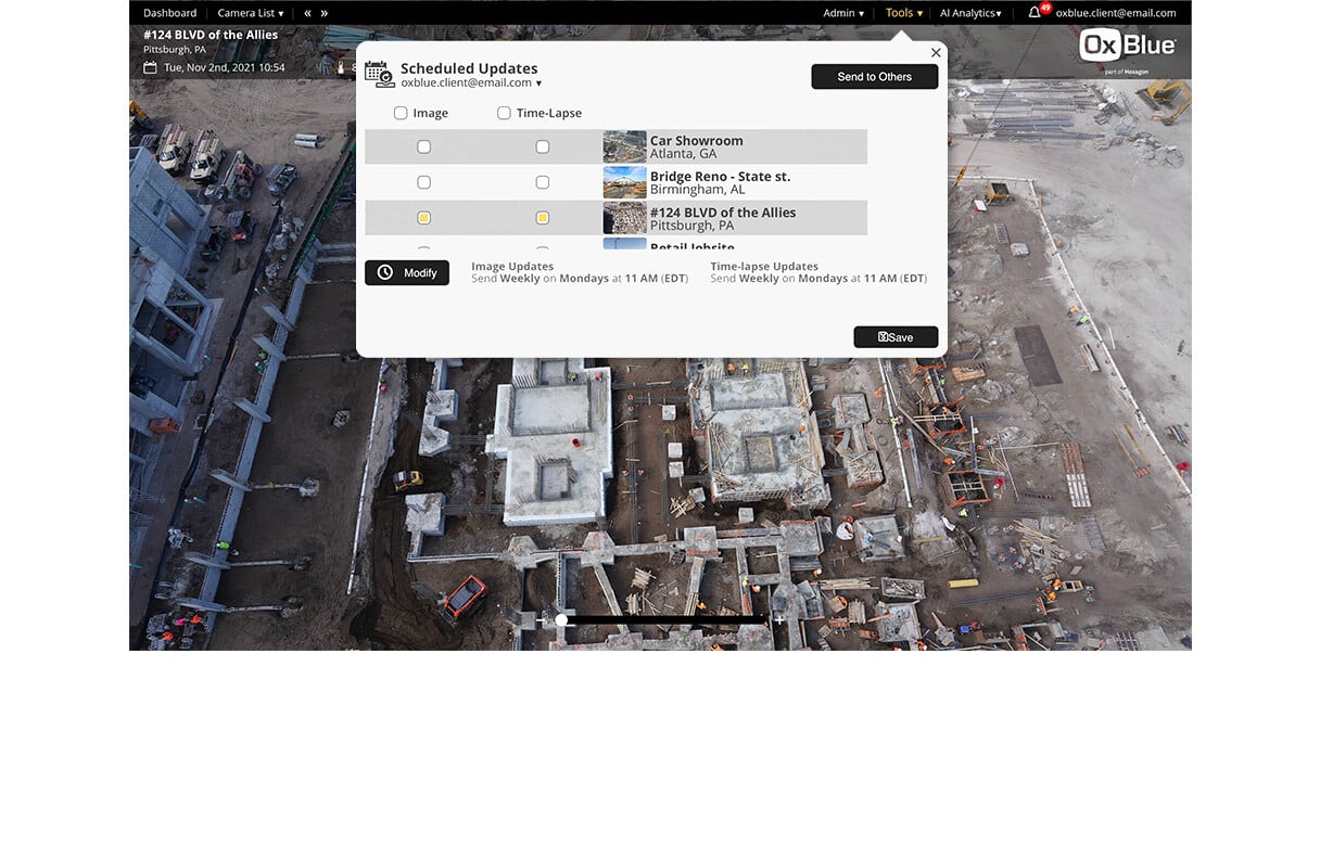 Construction Time Lapse Cameras